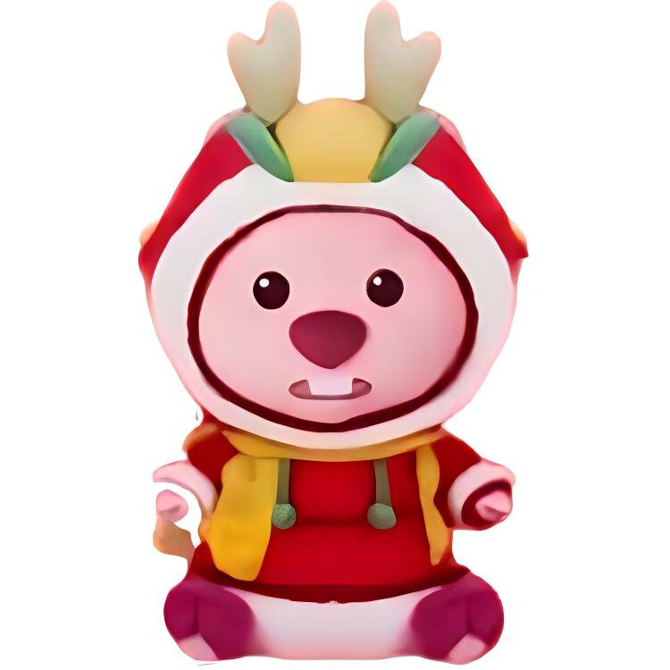 POP MART Zanmang Ruby Loopy Beaver Весенний Фестиваль, Год Дракона, Благословение и Удача, коробка-сюрприз, розовый