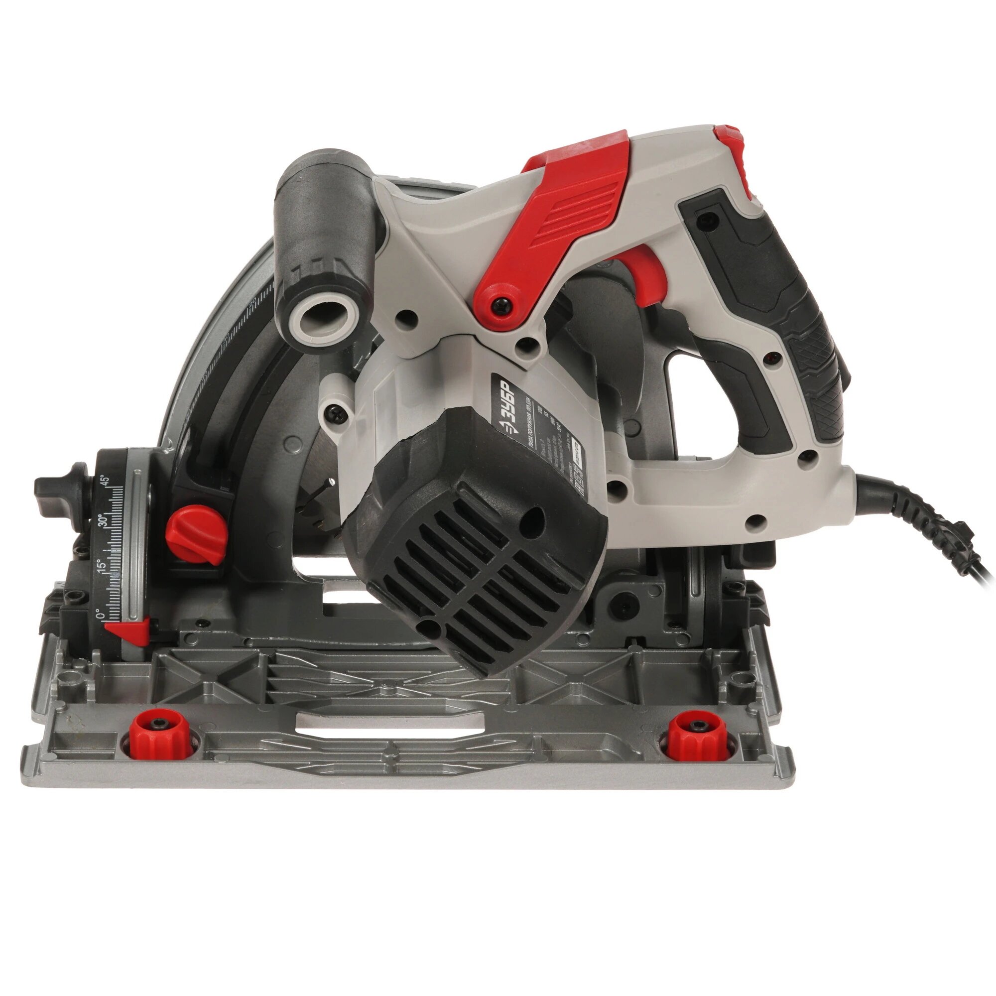 Пила дисковая сетевая Зубр ПП-55 серый/черный/красный, 1200 Вт