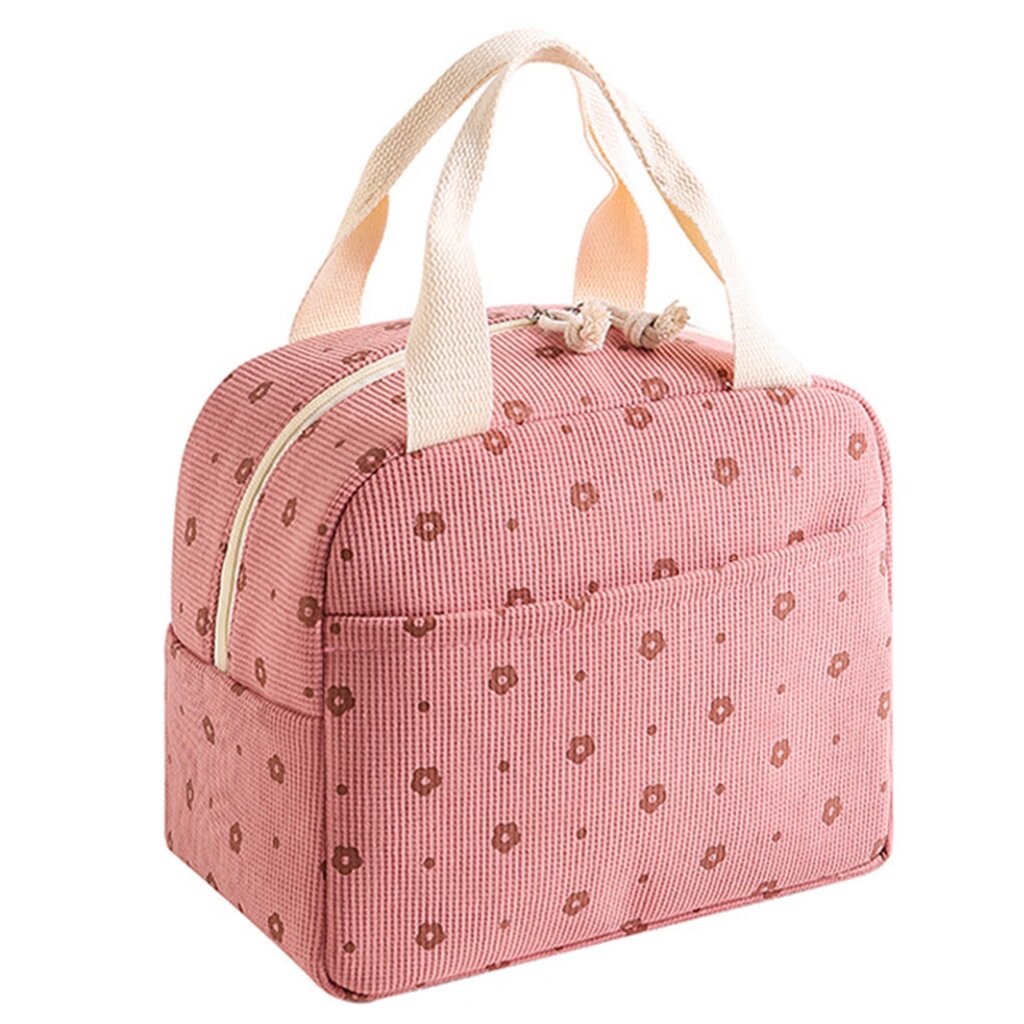 Сумка для ланча Lovely Insulated Bag Вельветовая сумка для ланча, Термосумка для путешествий