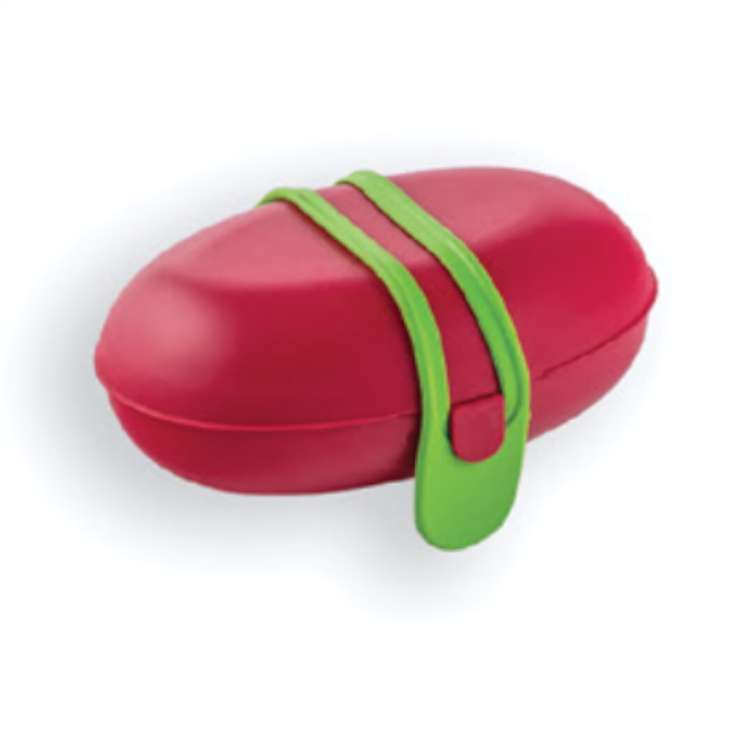 Мыльница дорожная с защелкой, овальная, пластиковая, цвет в ассортименте, для путешествий