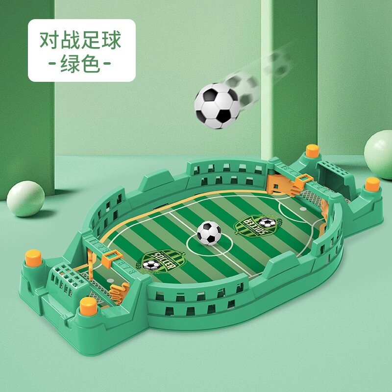 Детский настольный футбол для двоих Мини-футбольный стол [зеленый]