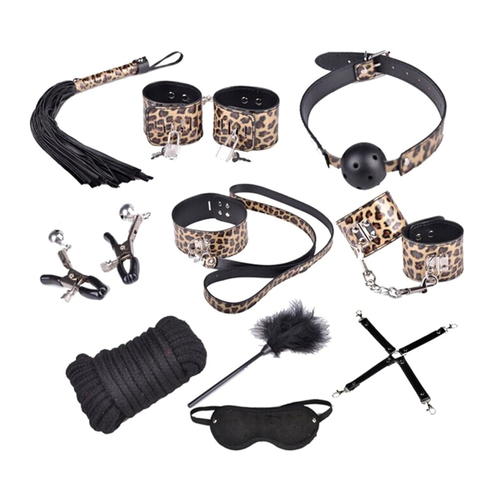 Сексуальные БДСМ-наборы, плюшевый секс-бондажный набор, наручники, секс-игры, кнуты, зажимы для сосков, SM-игрушки для пар, экзотические аксессуары