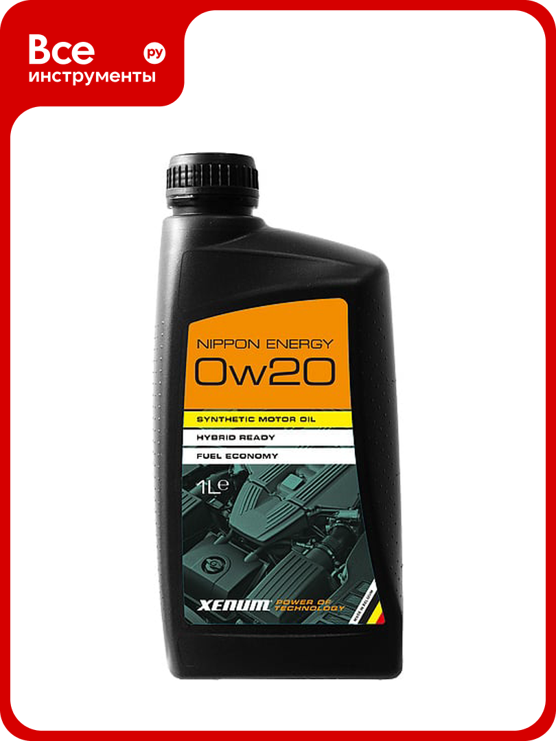Моторное масло XENUM NIPPON ENERGY 0W20, 1 л, маловязкое, синтетическое
