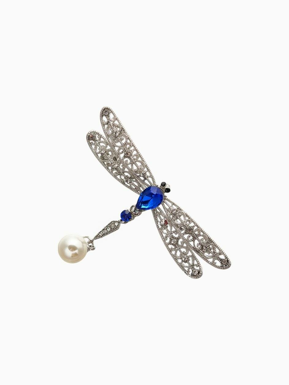 Брошь, стекло, стразы