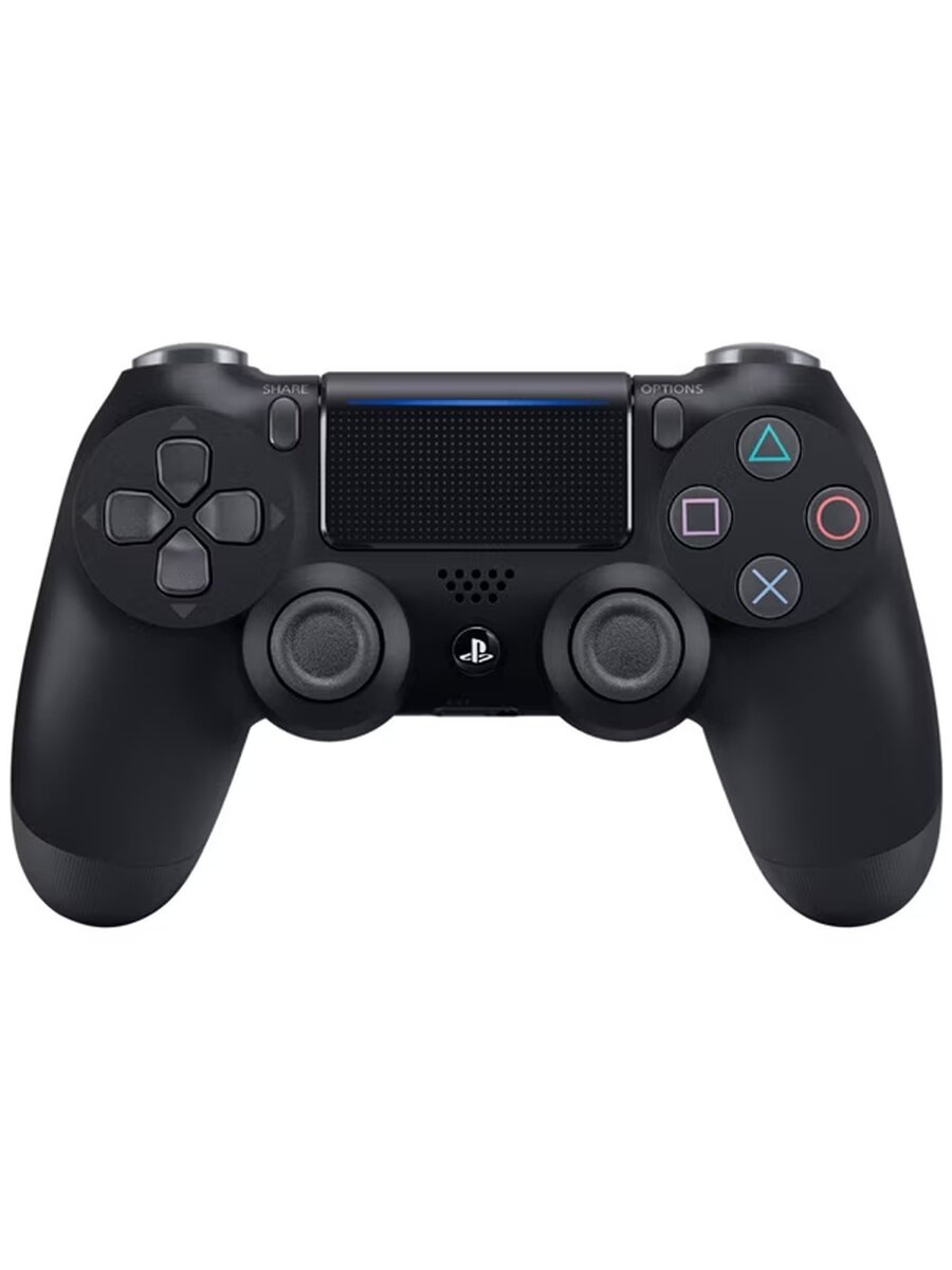 Геймпад Sony "DualShock 4", для PS4, Black (черный), оригинальный, восстановленный
