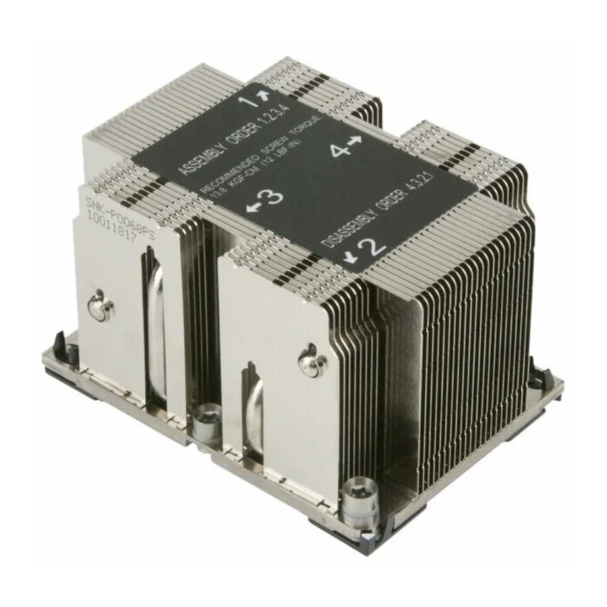 Процессорный кулер ALSEYE AS3647-P4HCAL2U-JYR81 LGA3647 серый 205Вт, алюминевый