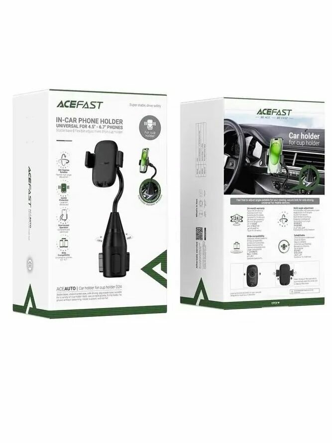 Держатель автомобильный ACEFAST D24 черный