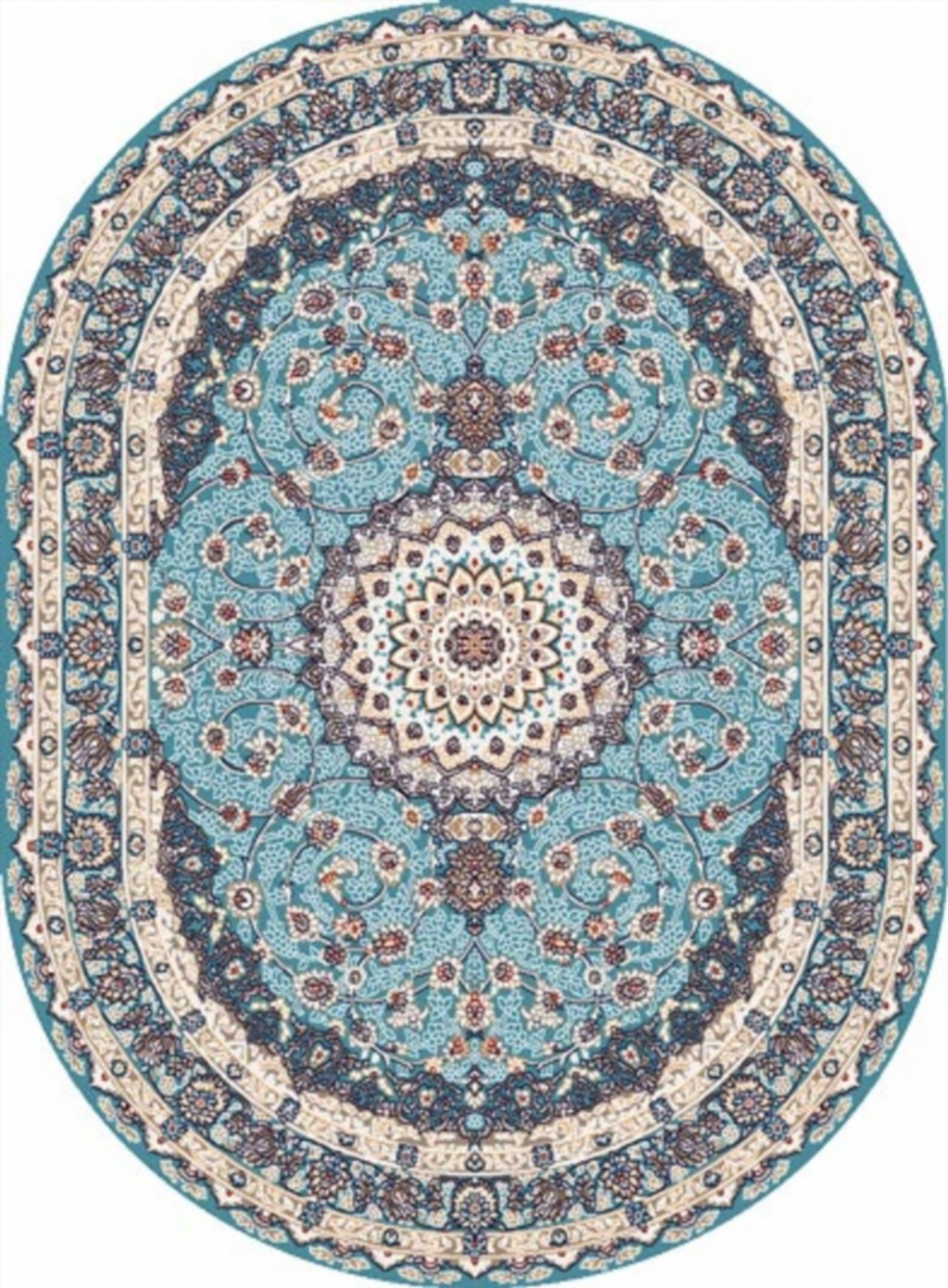 Ковер Семеркант дизайн 29211 цвет 22866 Овал 1.6x2.3м