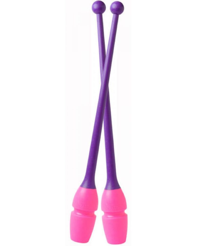Булавы сборные PASTORELLI модель MASHA 45.2 см стандарт 2-х цв. Фиолетово - розовые 02621