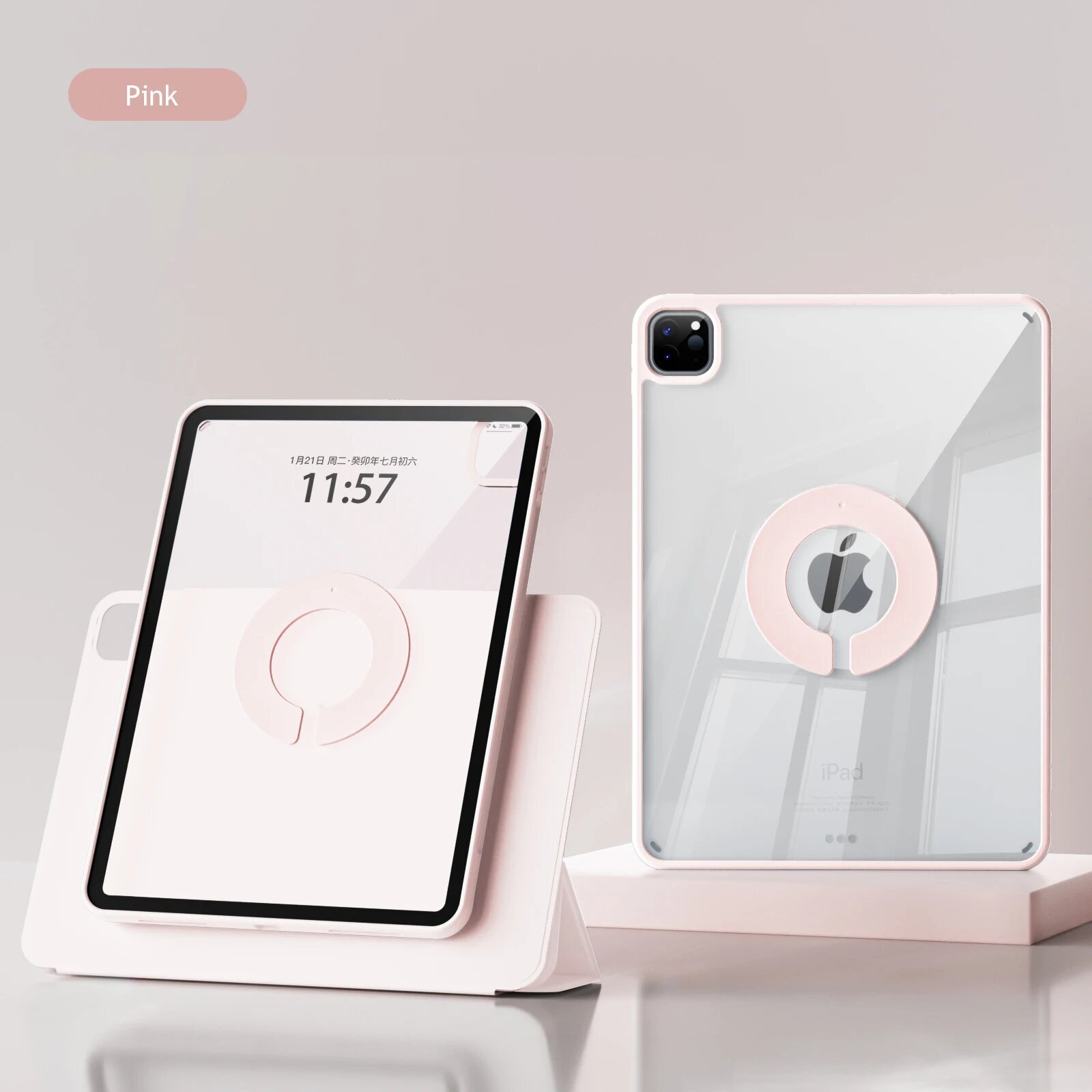 Чехол для iPad Air 11 Pink, полиуретан