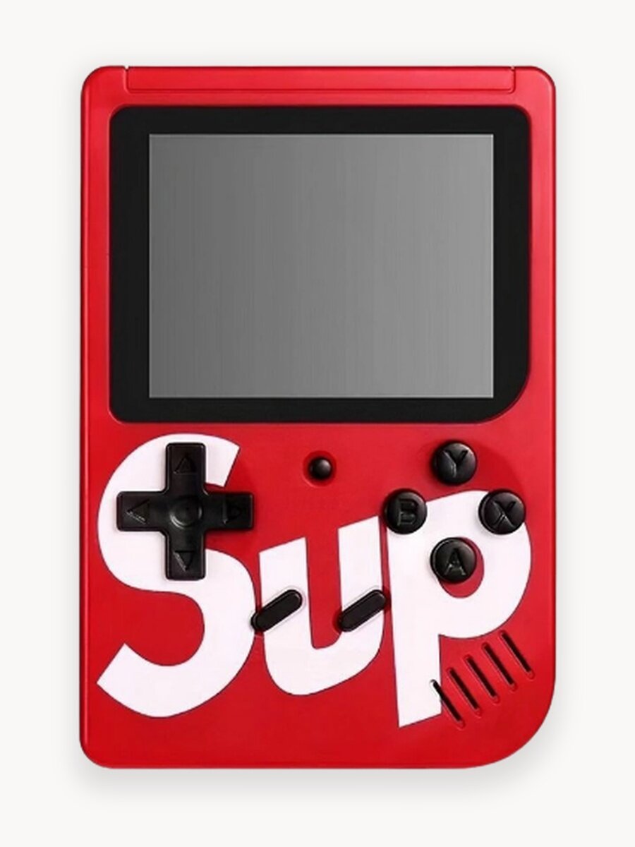 Игровая приставка 400 игр, sup game box, портативная, красная