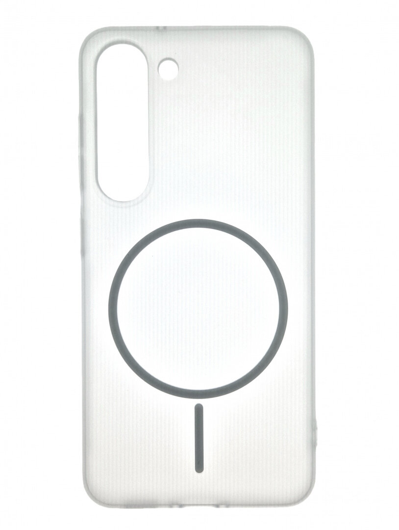Чехол пластиковый для Samsung S23, PC Matte Magnetic, прозрачный