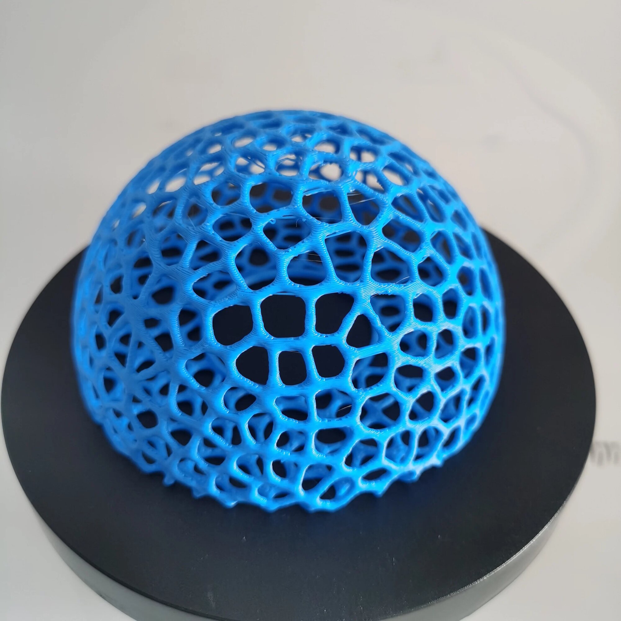 Большой полусферический укрытие для аквариума - синий декоративный безопасный домик для рыб и креветок