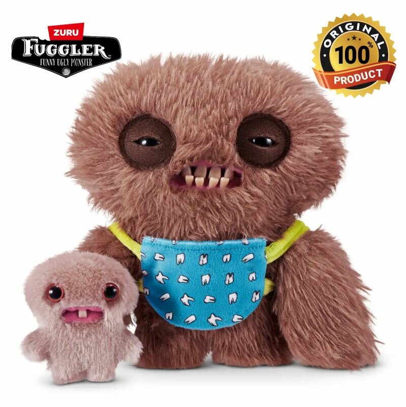 Fuggler FUGGLER Мягкая игрушка FUGGLER Кальмар с малышом - 15732B