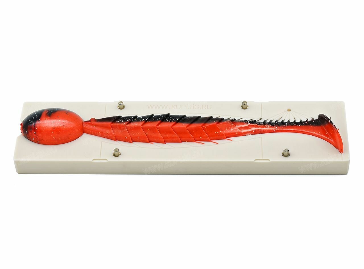 Форма для литья силиконовых приманок Чешуйчатый 10" 250 мм