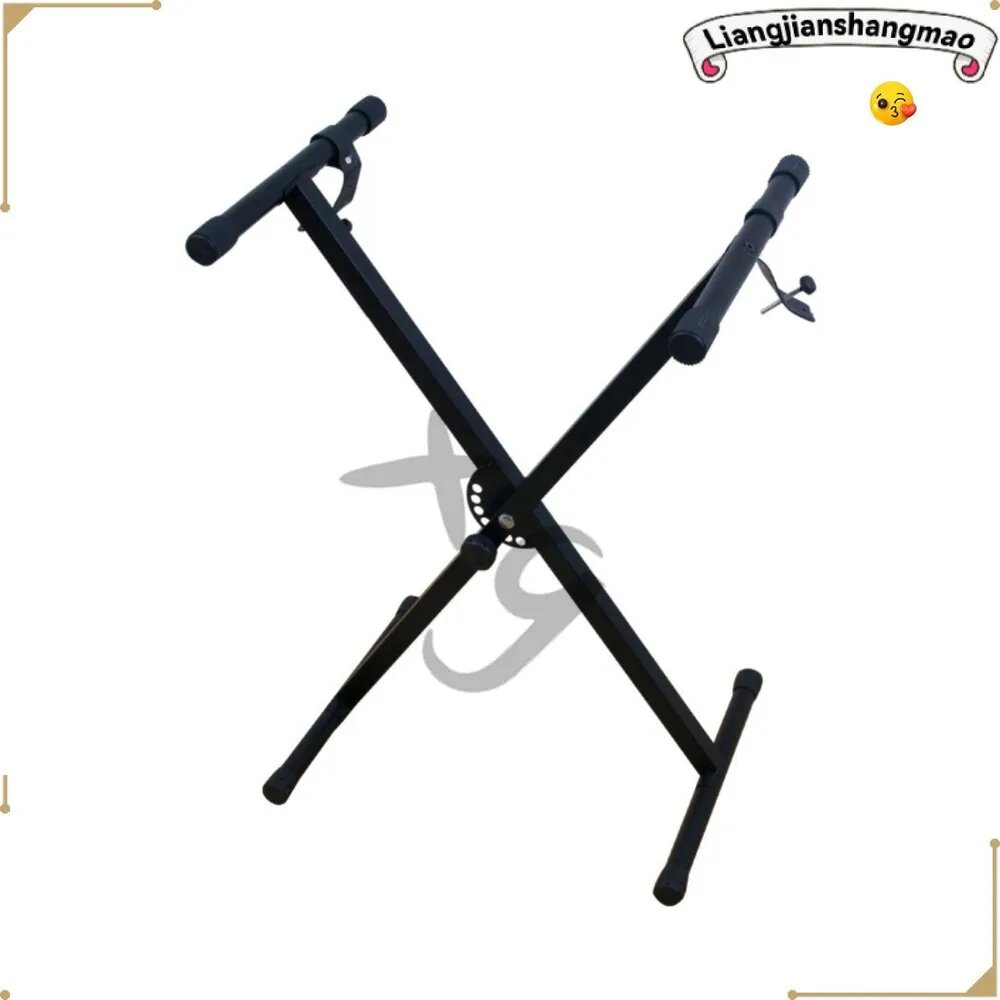 Стойка для клавишных инструментов ON MUSIC X STAND черная, для синтезатора, металл — фото 1