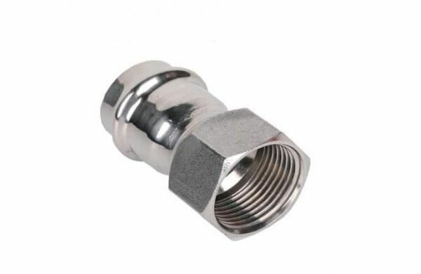 Пресс-фитинг из нержавеющей стали с внутренней резьбой 15mm*1/2 TIM