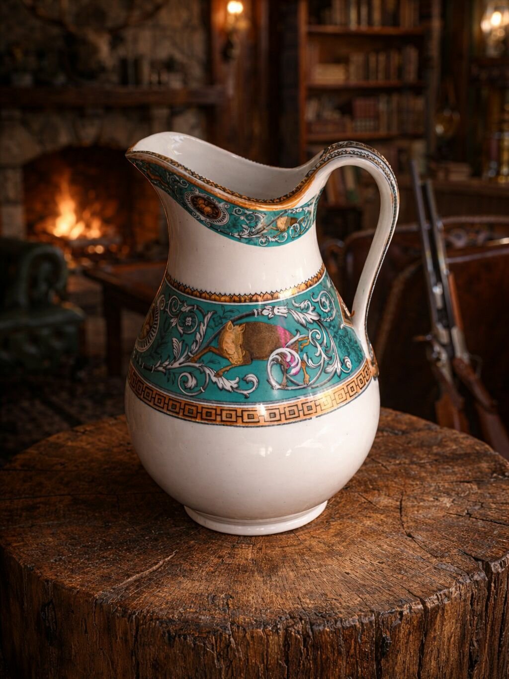 Старинный кувшин Minton, Англия, 1840-1880 гг.