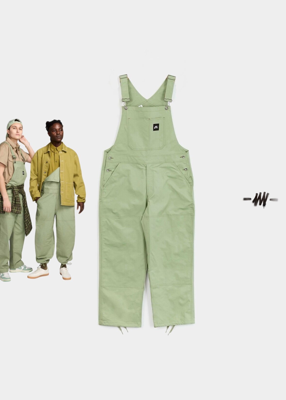 Брюки трубы Overall