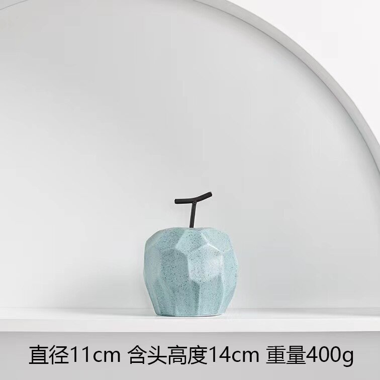 Керамическое украшение в виде яблока и груши в стиле ваби-саби от Longli, простой декор для гостиной, тумбы под телевизор, предмет декора для дома, элемент для демонстрации фруктов.