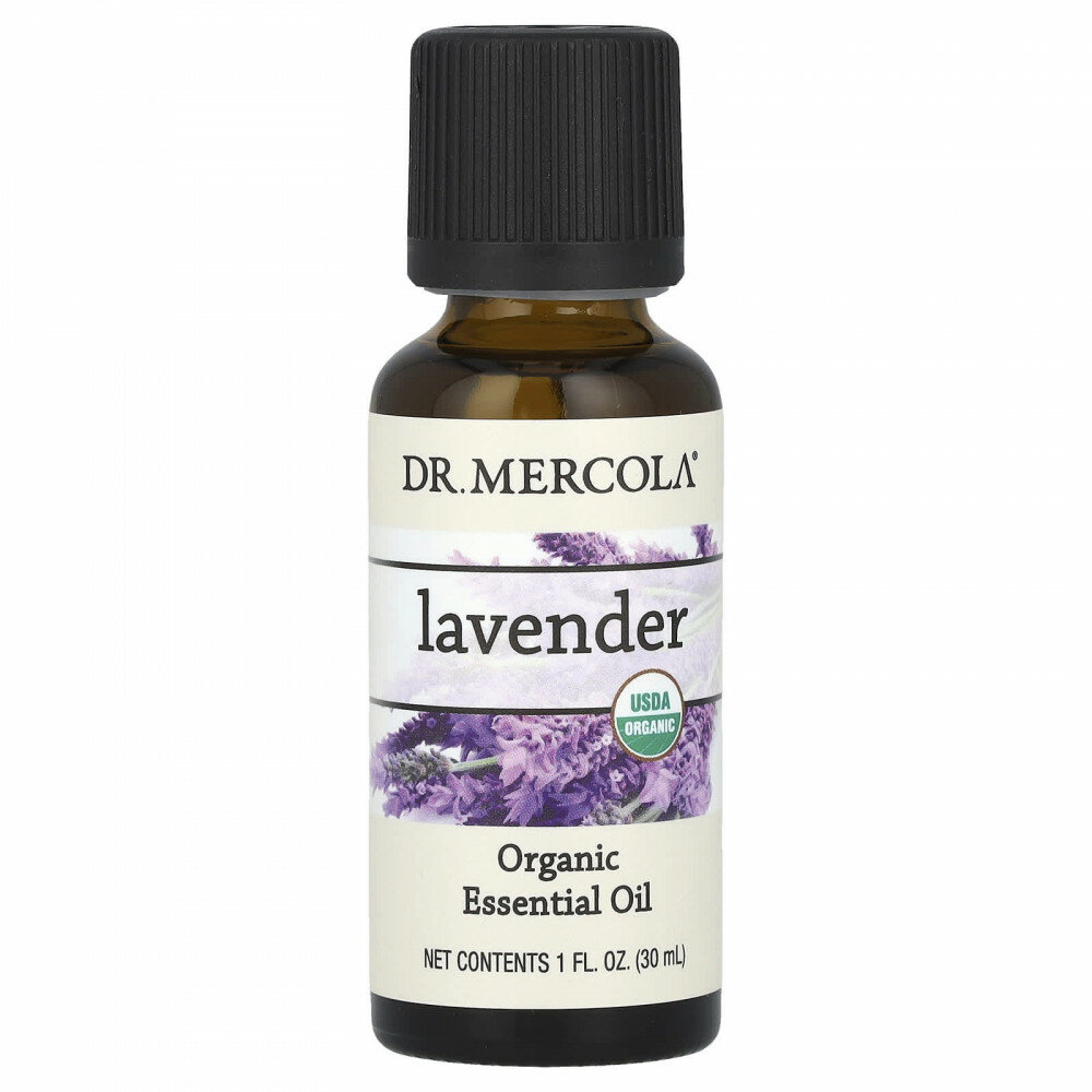 Dr. Mercola, Органическое эфирное масло лаванды, 30 мл (1 жидк. унц.)