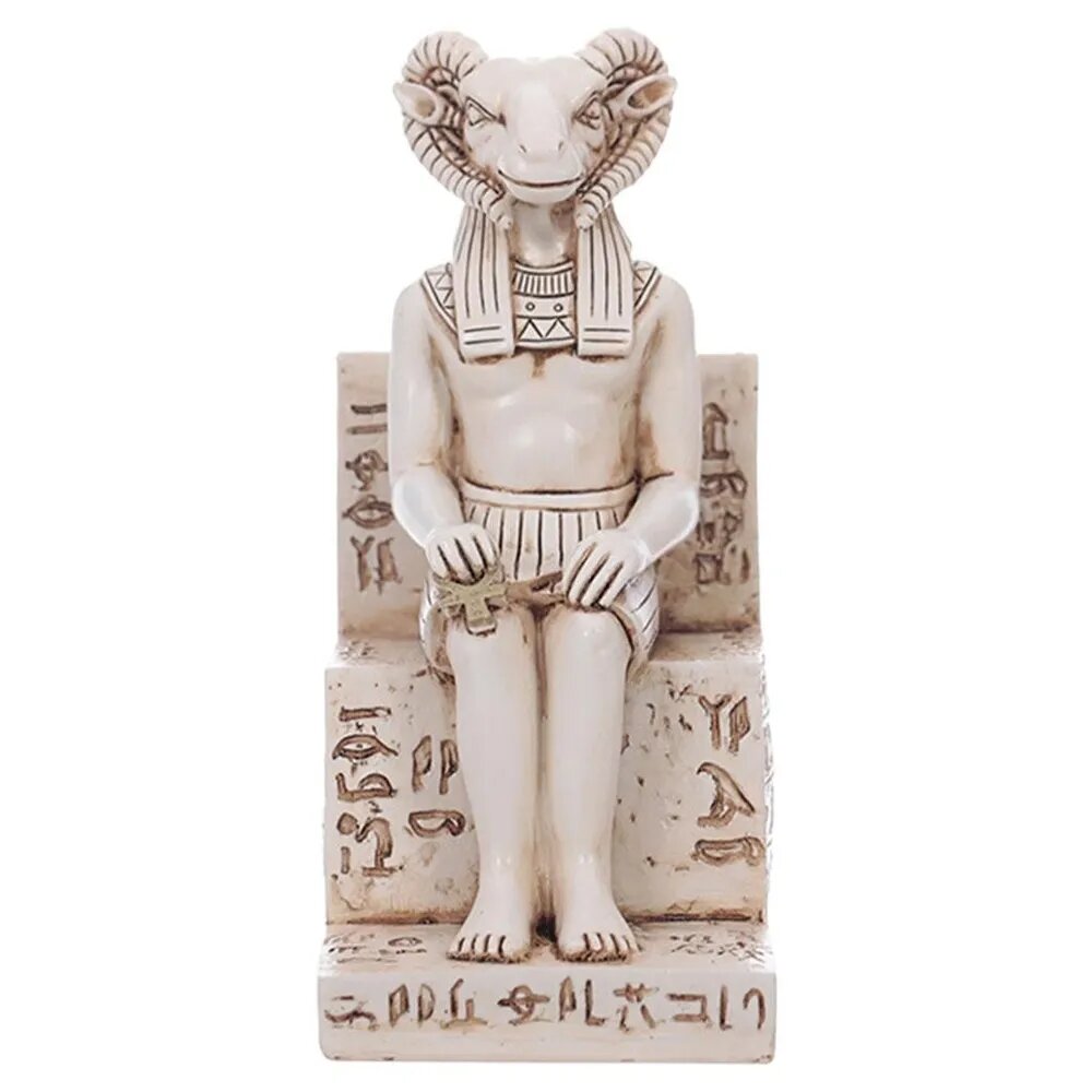 Сувенирная статуэтка Анубиса из полирезина, бежевого цвета, для домашнего декора, египетская мифология