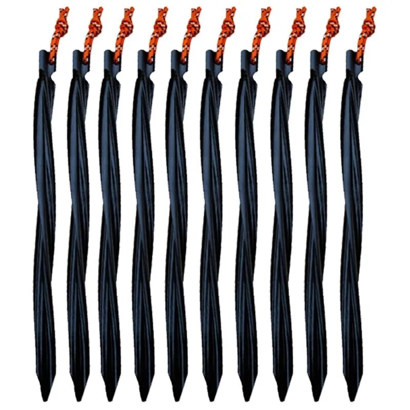 10 шт. 25 см сверхмощные колышки для палаток из алюминиевого сплава, кемпинговые садовые колья, гвозди земли