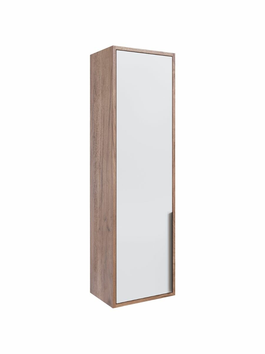 Домани Шкаф навесной закрытый Малави МШЗ, 200х1200х248, дуб крафт табачный/белый глянец