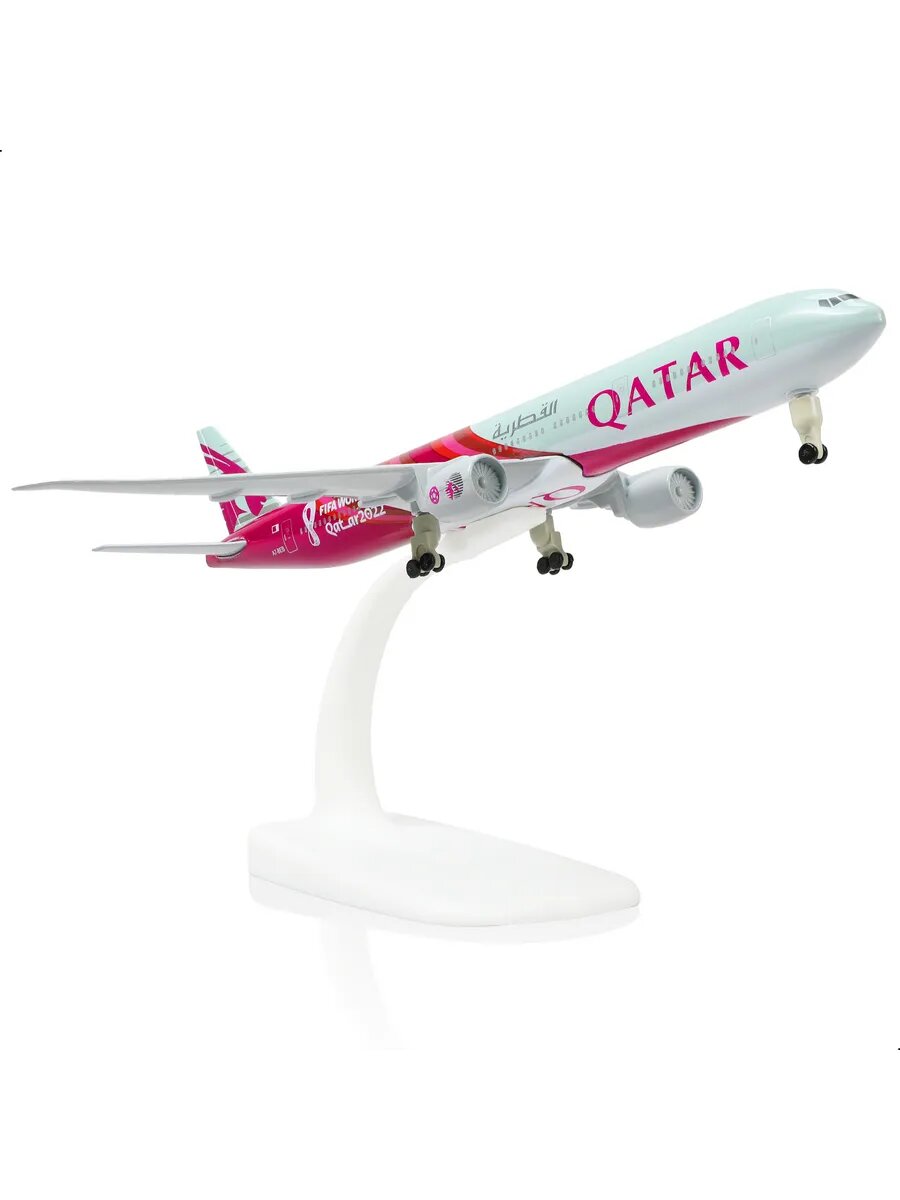 Коллекционная модель Boeing 777-300ER Qatar ЧМ 2022 1:300