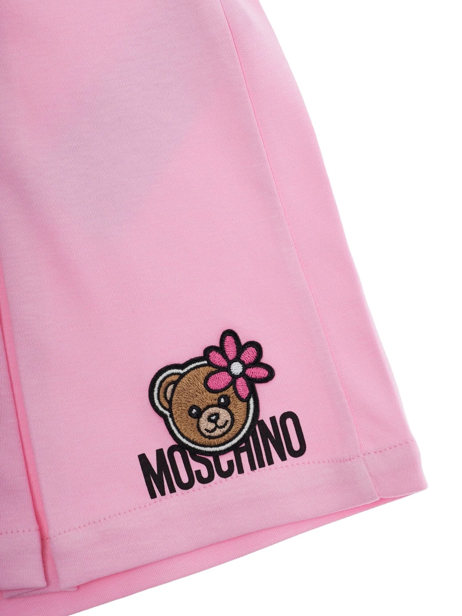 Шорты MOSCHINO Embroidery pleated shorts, размер 8 лет, розовый — фото 1