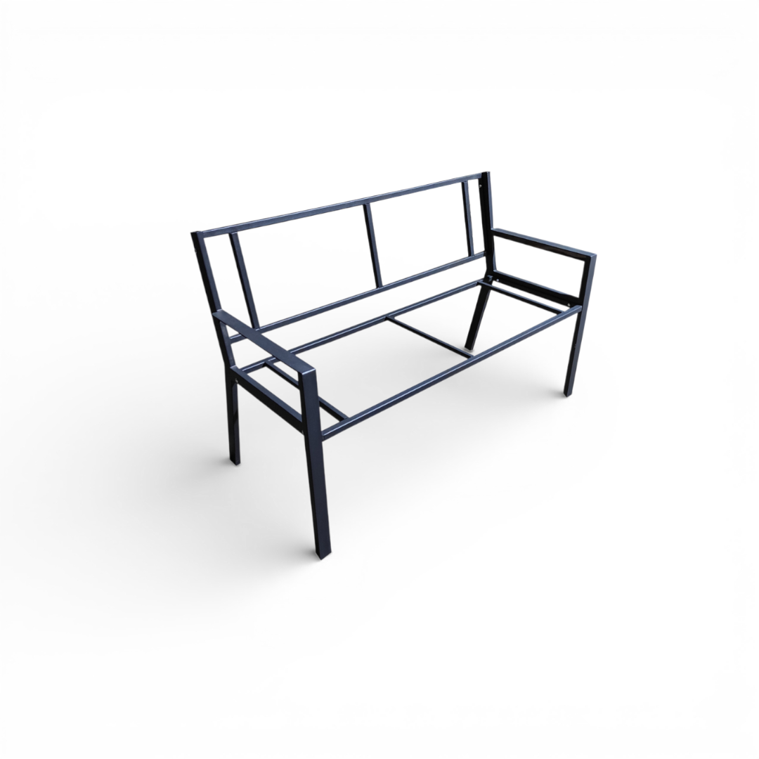 Каркас для скамейки "Оазис-2к". 1,26м. С подлокотниками. Семь слонов.