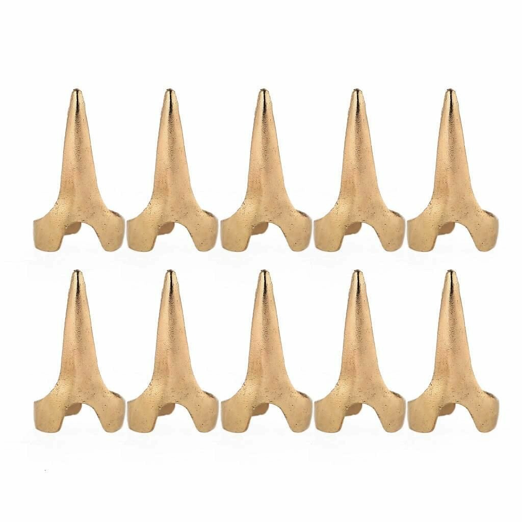 Металлические разделительные кольца для волос, 10 шт, Золото