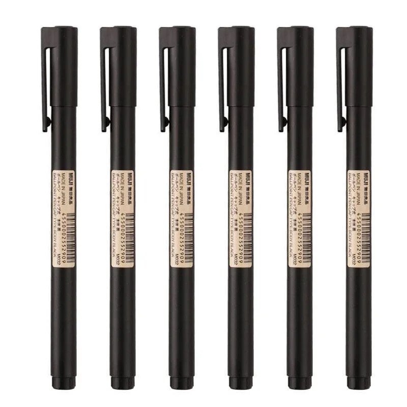 Гелевая ручка MUJI 0.5 мм, чёрный, бежевый, цвет 6