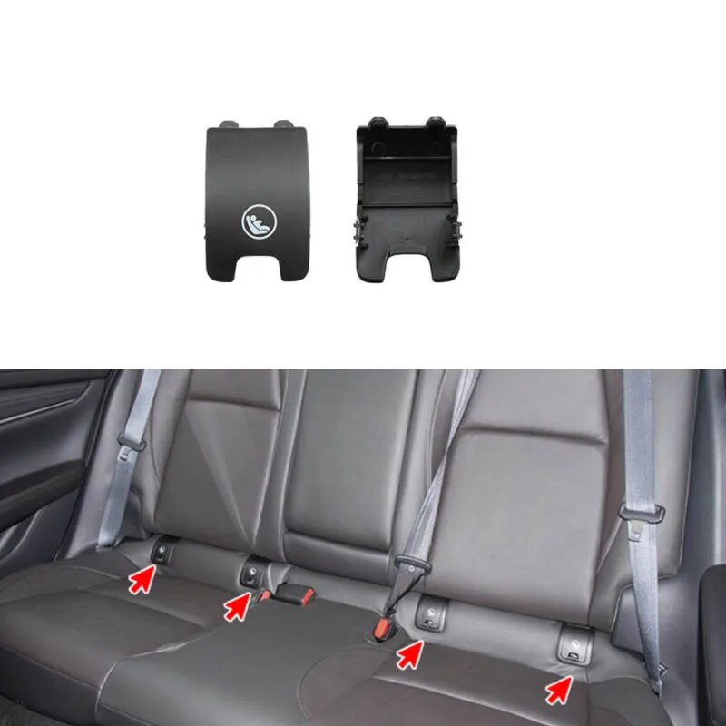 1 шт. для Mazda 3 Axela, накладка на детское сиденье, защелка заднего сиденья ISOFIX, чехол