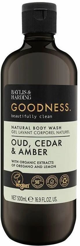 Baylis & Harding - Goodness Oud, Cedar & Amber Body Wash Гель для душа 100 мл