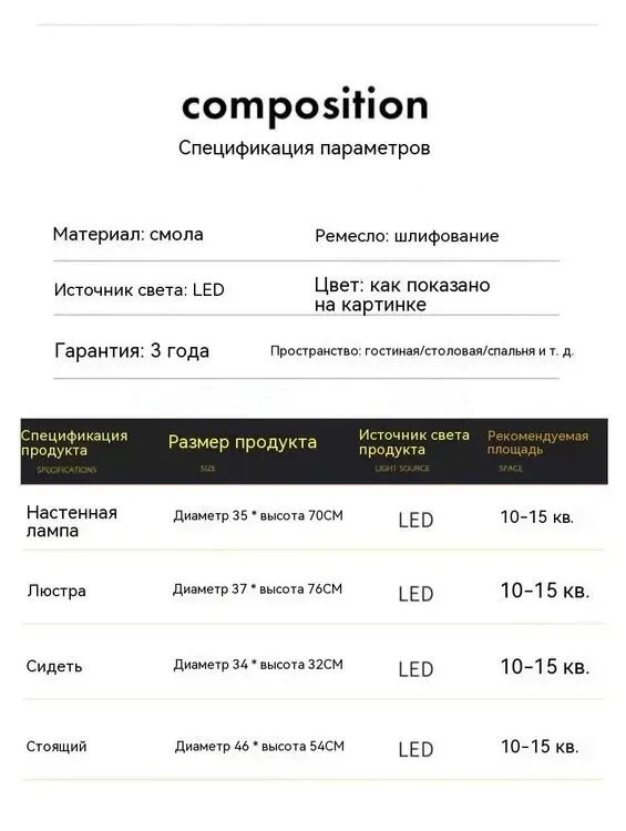 Светильник в виде обезьяны, люстра E27 для детской комнаты, белый, смола — фото 1