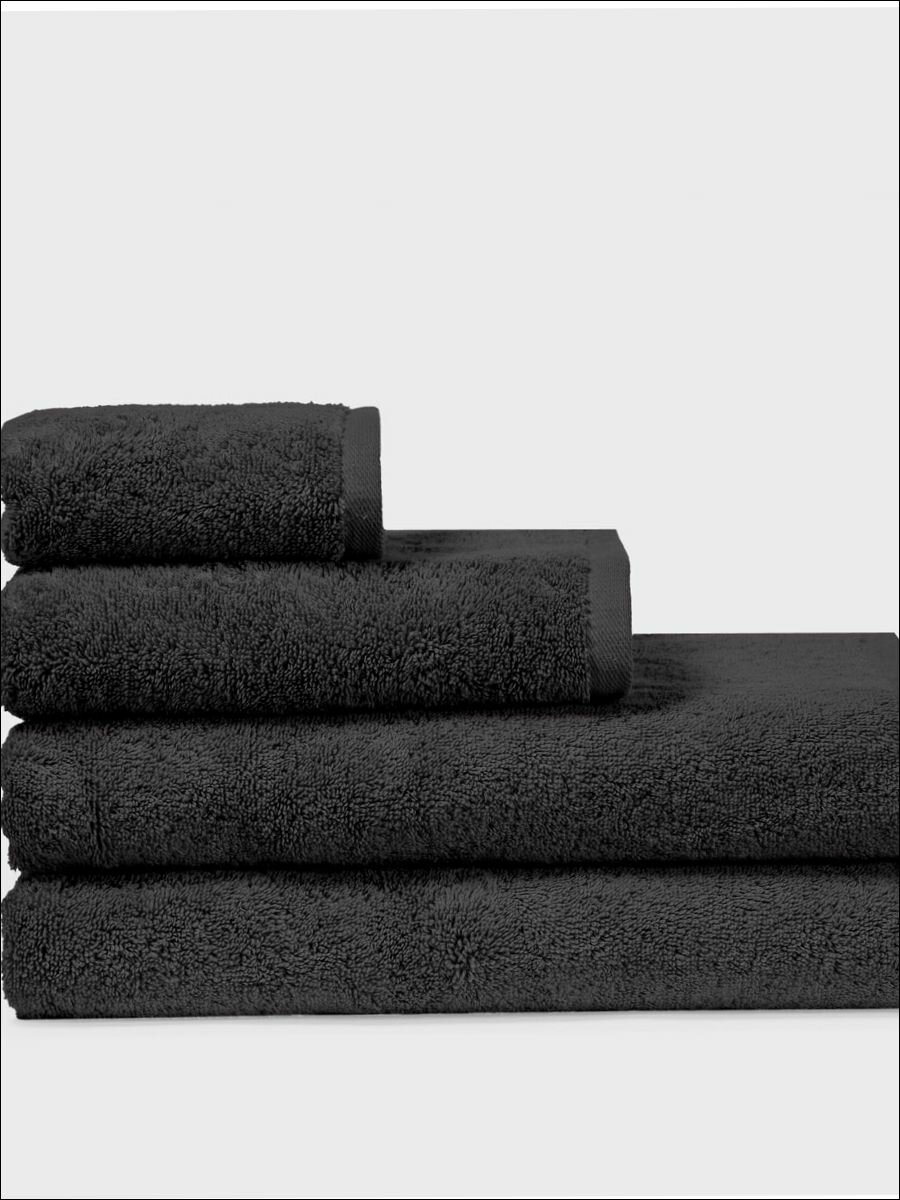 Полотенце банное Askona Home / Аскона XL Plain Cotton 90x150 графит