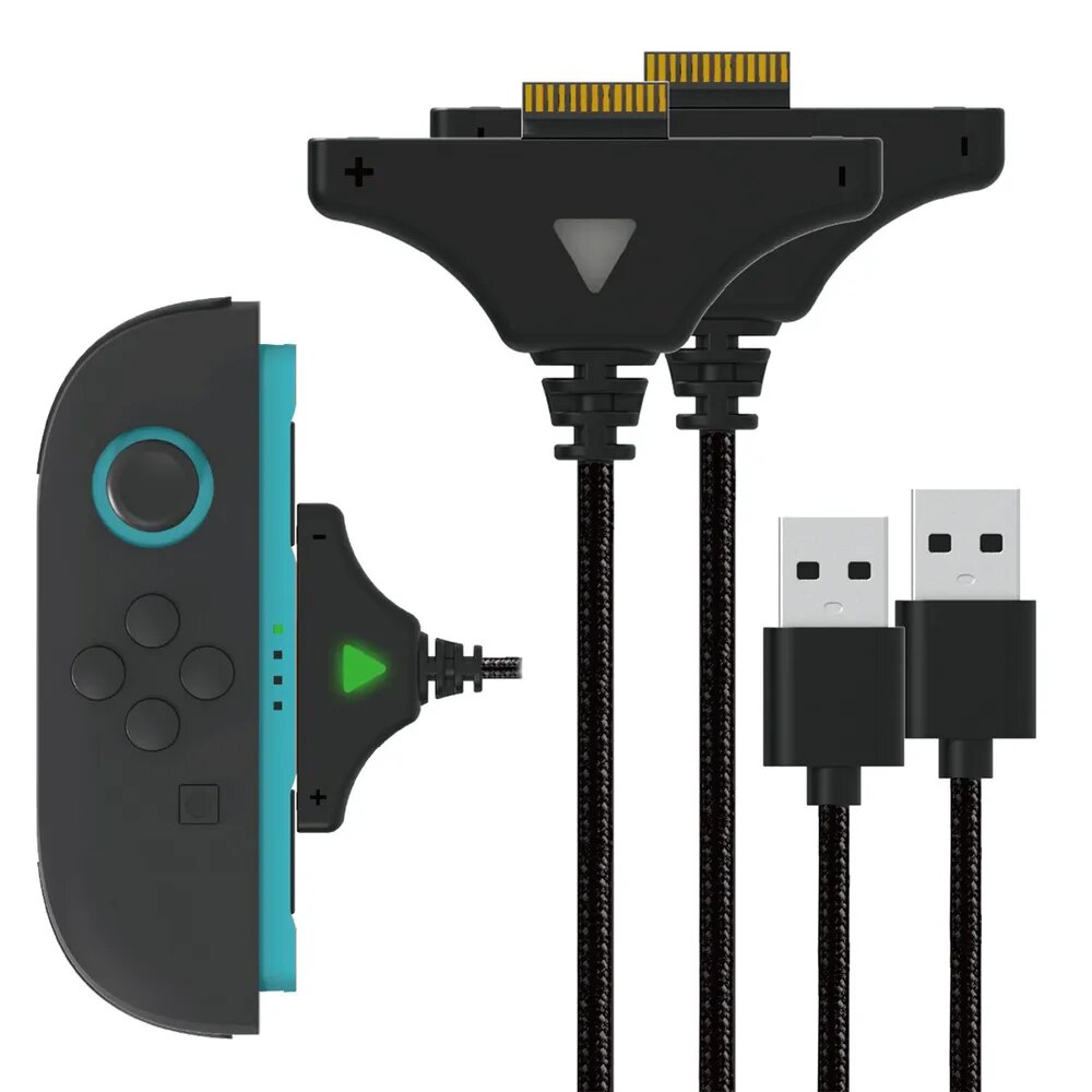 Зарядный кабель для контроллеров Nintendo Switch 2, магнитный, оплётка, длина 3 м