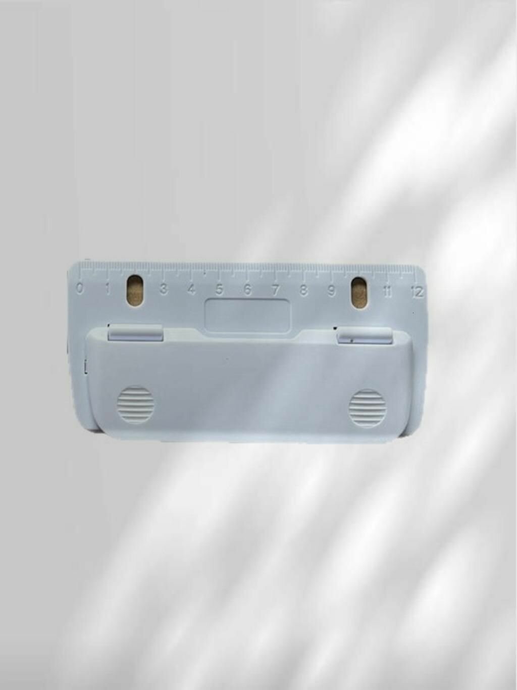 Ручной дырокол на 2 отверстия, 6 мм, Белый