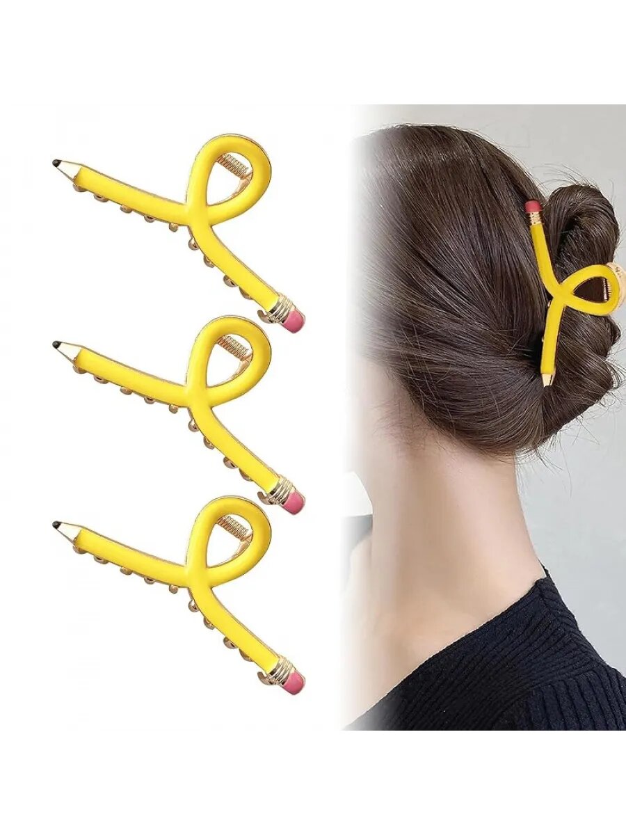 3 шт заколки для волос карандаши антискользящие для женщин у