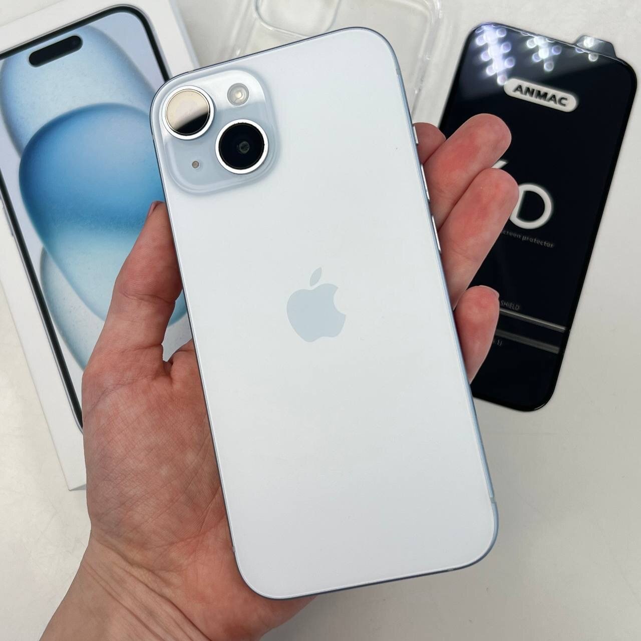 Смартфон Apple iPhone 15 256 Gb, 6.1", Blue (nano-SIM + eSIM), синий (без rustore)