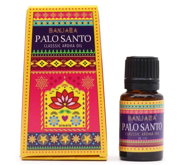 PALO SANTO Classic Aroma Oil, Banjara (пало санто классическое ароматическое масло, Банджара), 10 мл.