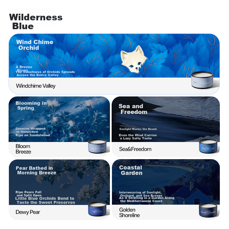 Беспроводные наушники EDIFIER Sensory Forest с ароматерапией и Bluetooth 5.3 для Apple Huawei Xiaomi OPPO - дикий синий