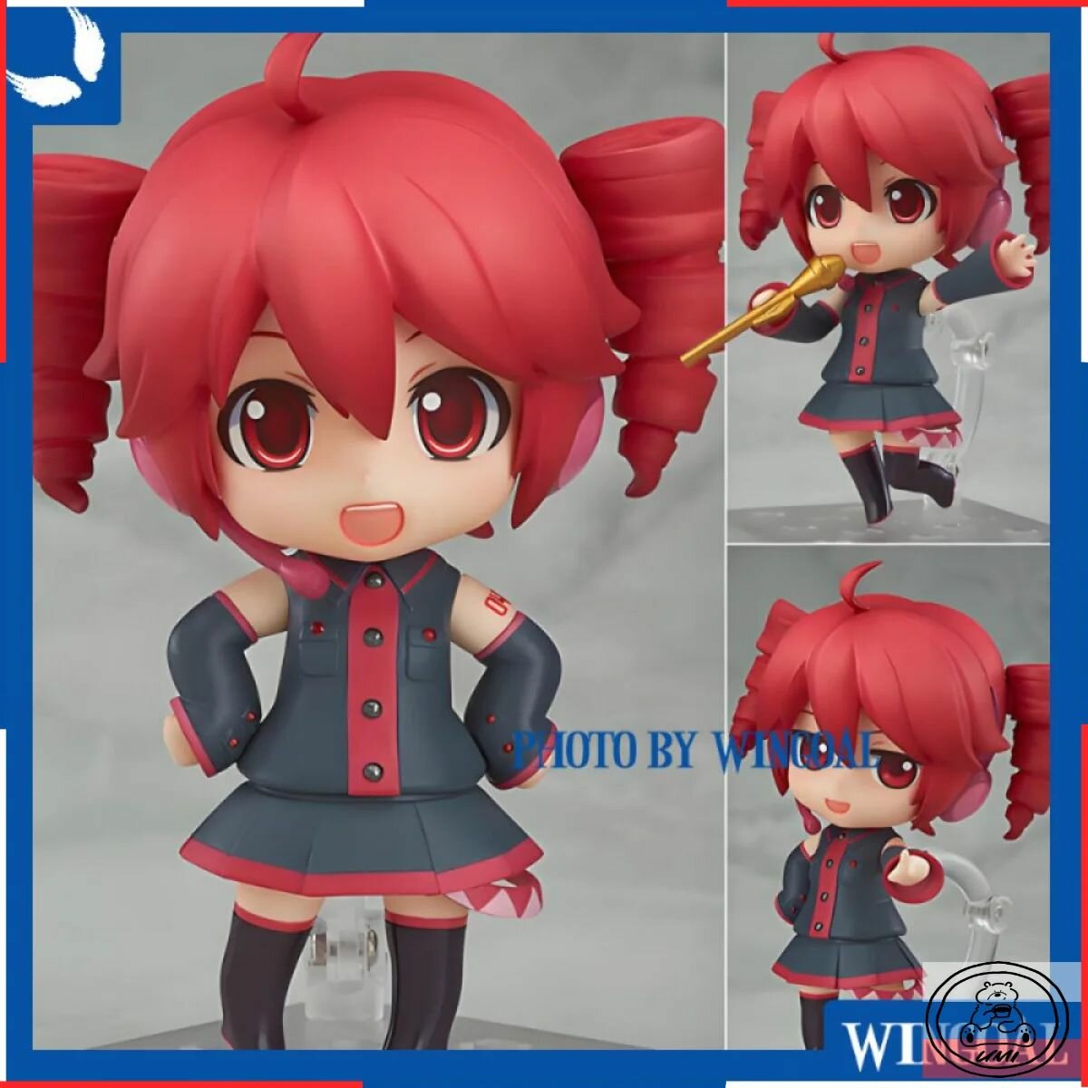 Фигурка вокалоид Касане Тето / VOCALOID Kasane Teto Нендороид Подарок для фаната (10 см) 569
