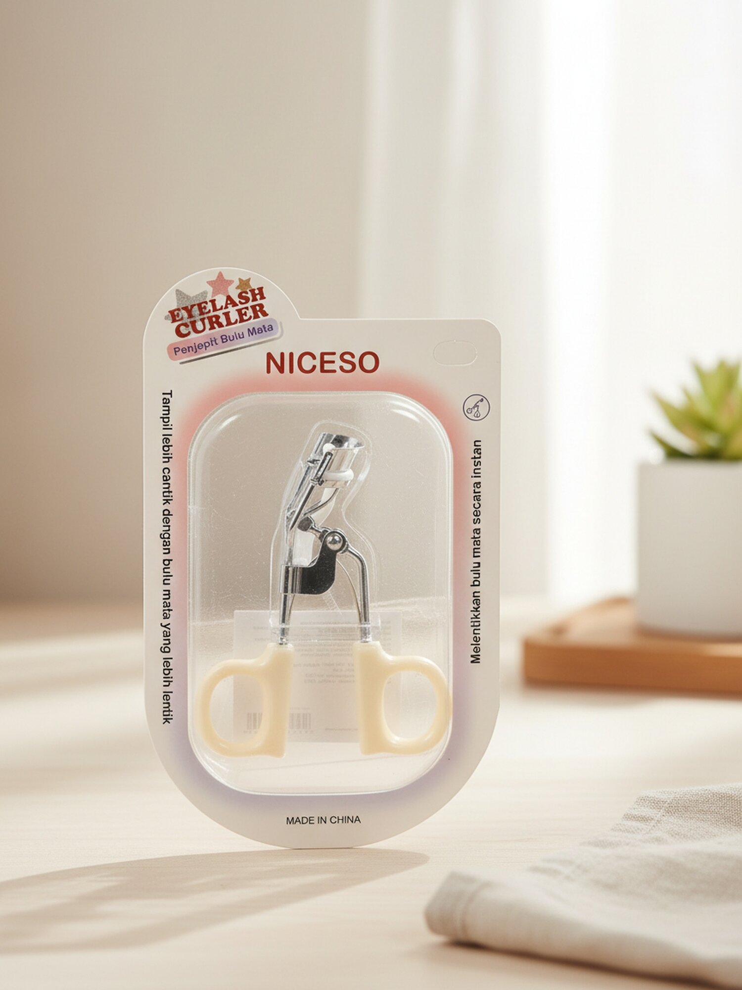 Керлер для ресниц белый, стальной зажим для завивки и объема, профессиональные щипцы для макияжа глаз Y4-11506