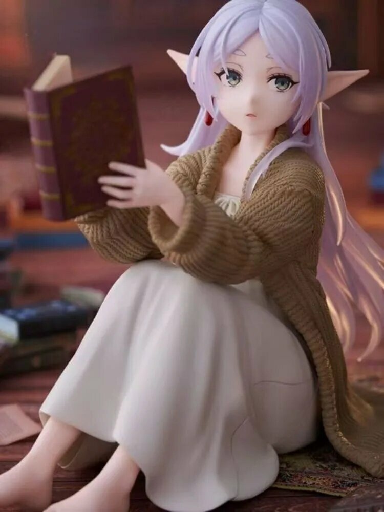 Фигурка Фрирен, провожающая в последний путь с книгой / Sousou no Frieren