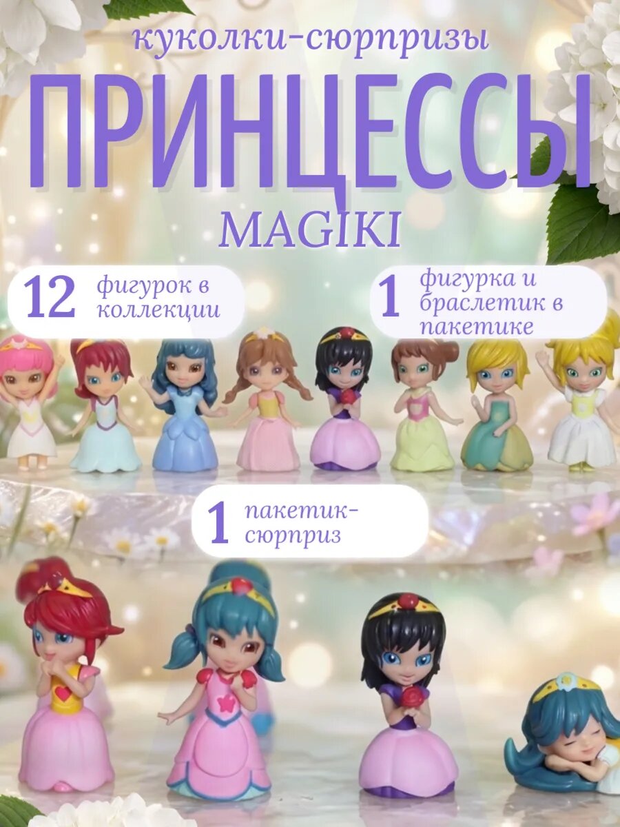 Мини фигурка сюрприз куколка принцесса