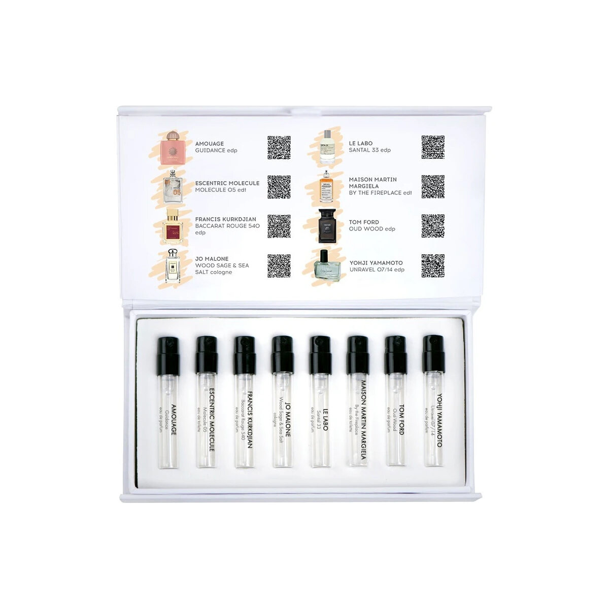 Набор парфюмов Aroma Box "Так пахнет страсть", 8 ароматов, 8 х 1,5мл