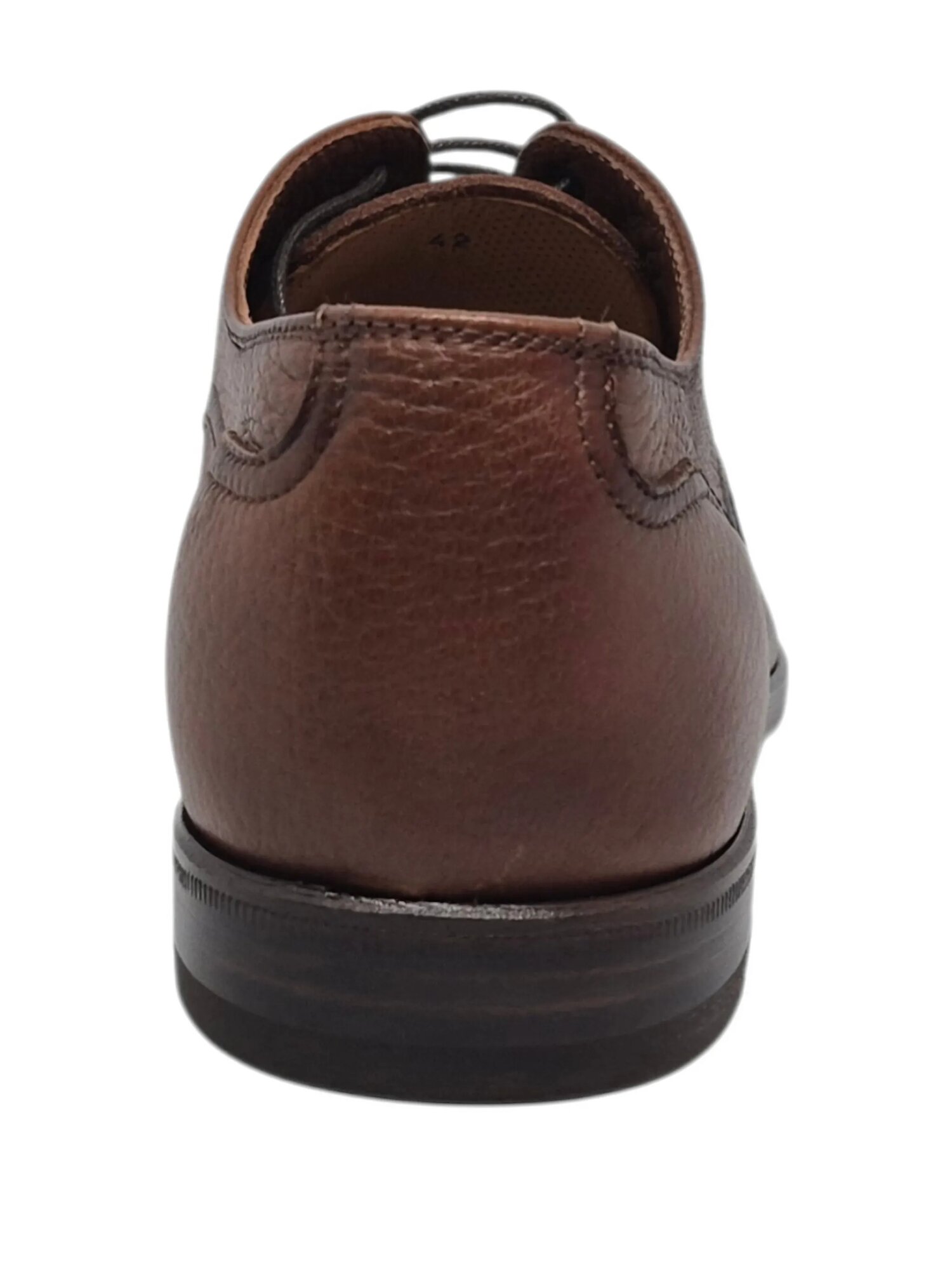 Туфли HENDERSON BARACCO Textured cap-toe derby shoes, размер 41,5, brown — фото 1