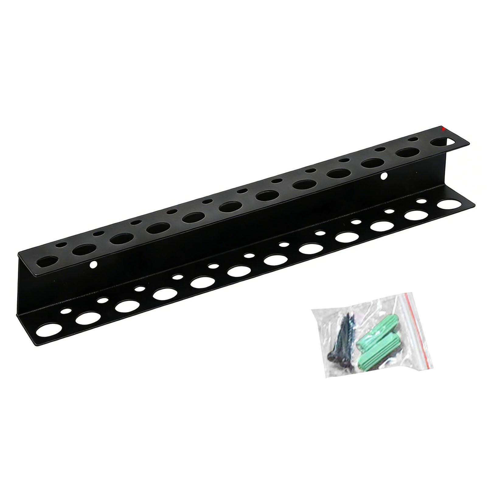 Прочный настенный держатель для отверток, органайзер для хранения в мастерской, сарае, гараже, доме, черный.